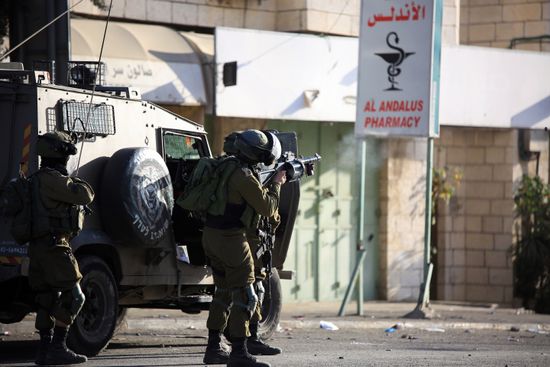 Israeli Army Officers Stand Alert Their Editorial Stock Photo - Stock ...