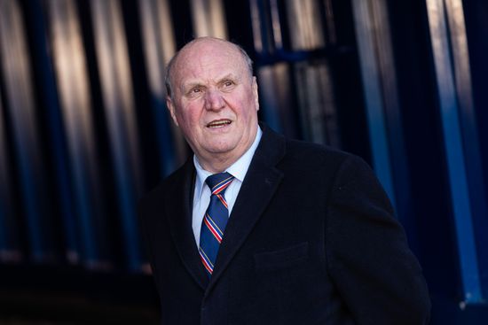 Rangers Legend Colin Stein During Scottish Editorial Stock Photo ...