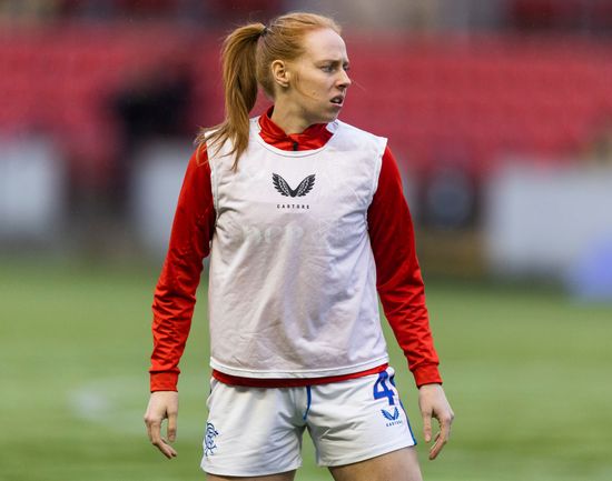 Rangers Womens Defender Kathryn Hill Warms Editorial Stock Photo ...
