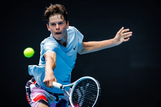 Alexander Blockx Atp 1306 Action During Editorial Stock Photo - Stock ...