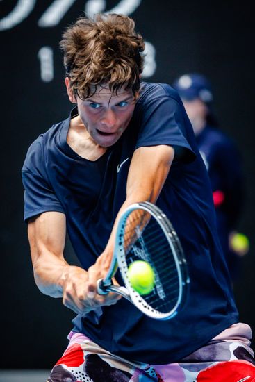 Alexander Blockx Atp 1306 Action During Editorial Stock Photo - Stock ...