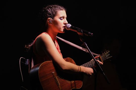 Singer Izaro Andres Performs Live During Editorial Stock Photo - Stock ...