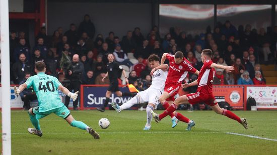 Accrington Stanley Goalkeeper Toby Savin 40 Editorial Stock Photo ...