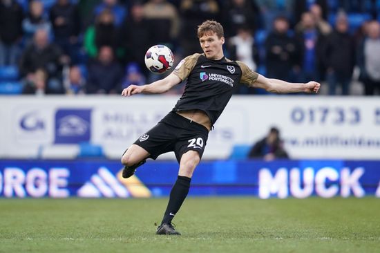 Portsmouth Defender Sean Raggett During Efl Editorial Stock Photo ...