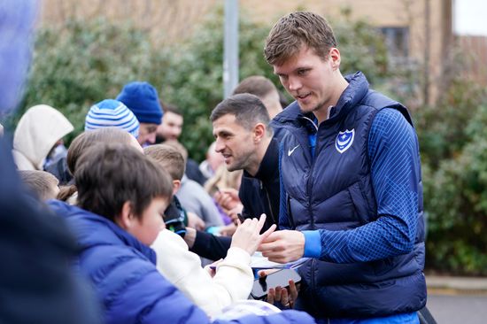 Portsmouth Defender Sean Raggett During Efl Editorial Stock Photo ...