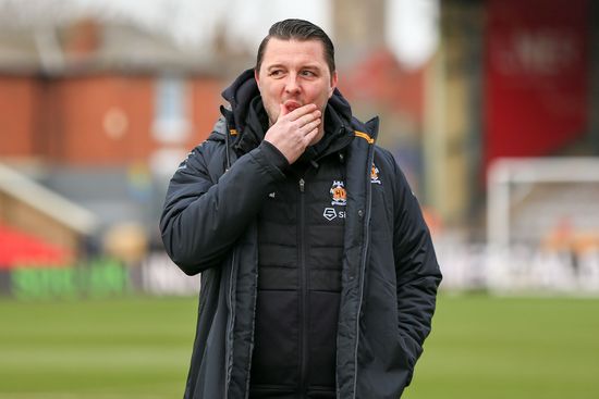Mark Bonner Manager Cambridge United During Editorial Stock Photo ...