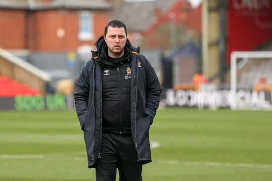 Mark Bonner Manager Cambridge United During Editorial Stock Photo ...