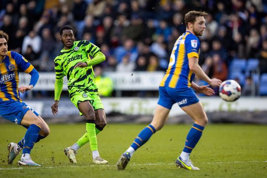 Forest Green Rovers Forward Jordan Garrick Editorial Stock Photo ...
