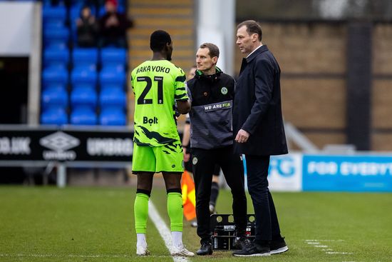 Forest Green Rovers Manager Duncan Ferguson Editorial Stock Photo ...