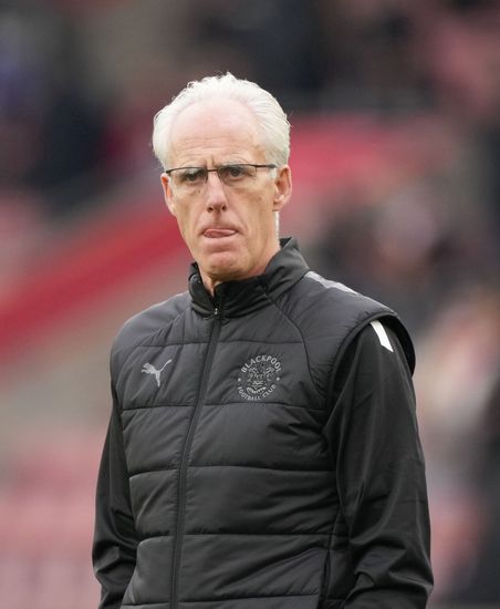 Mick Mccarthy Manager Blackpool Watches His Editorial Stock Photo ...
