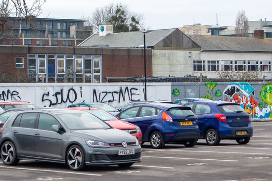 Former Car Park Slough Campus Thames Editorial Stock Photo - Stock ...