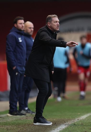 Crawley Town Manager Scott Lindsey During Editorial Stock Photo - Stock ...