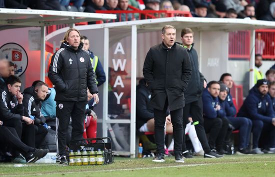 Crawley Town Manager Scott Lindsey R Editorial Stock Photo - Stock ...