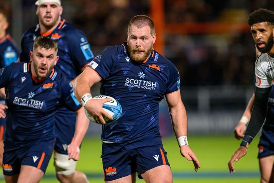 Boan Venter Edinburgh Rugby Ball During Editorial Stock Photo - Stock ...
