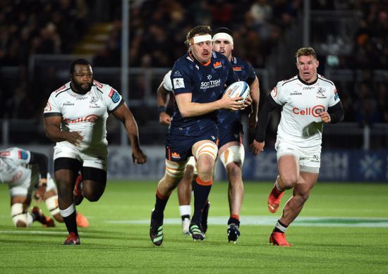 Nick Haining Edinburgh Rugby Flanker Breaks Editorial Stock Photo ...