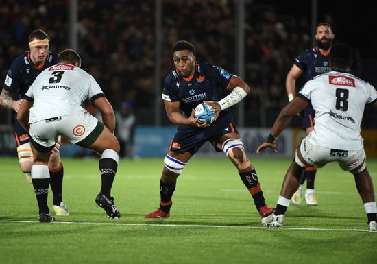 Bill Mata Edinburgh Rugby Number 8 Editorial Stock Photo - Stock Image ...