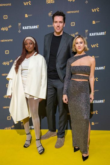 Actress Jennifer Heylen Unidentified Man Television Editorial Stock ...