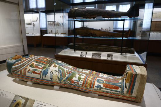 Mummy Coffin Meresamun Oriental Institute University Editorial Stock ...