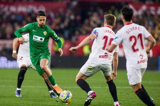 Fidel Chaves Elche Cf Action During Editorial Stock Photo - Stock Image ...