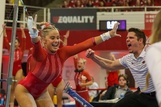 Razorback Gymnast Cally Swaney Assistant Coach Editorial Stock Photo ...