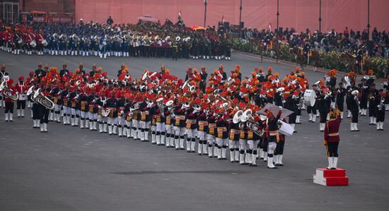 Marching Bands Indian Army Navy Air Editorial Stock Photo - Stock Image ...