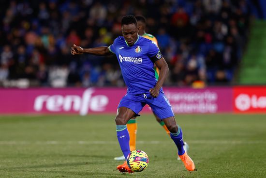 Dakonam Ortega Djene Getafe Action During Editorial Stock Photo - Stock ...