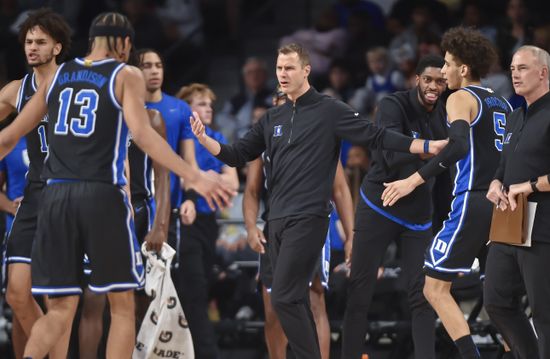 Duke Blue Devils Coach Jon Scheyer Editorial Stock Photo - Stock Image ...