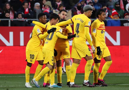 Pedri Goal Celebration During Match Between Editorial Stock Photo ...