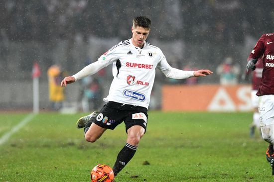 Gabriel Simion Crossing Ball During Romania Editorial Stock Photo ...