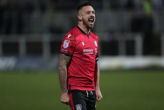 Colchester Uniteds Luke Chambers Celebrates After Editorial Stock Photo ...