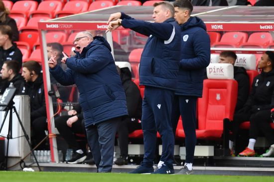 Steve Evans Manager Stevenage Fc During Editorial Stock Photo - Stock ...