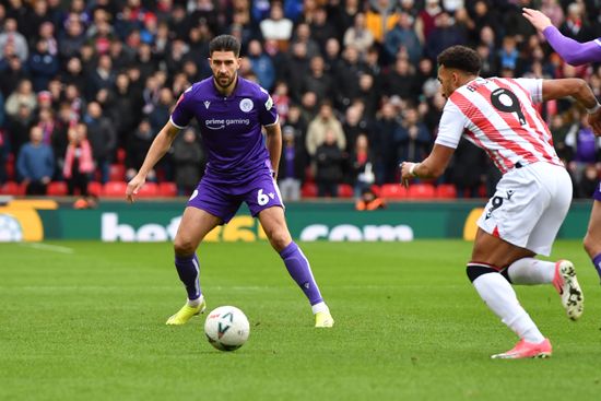Dan Sweeney Stevenage Fc During Stoke Editorial Stock Photo - Stock ...