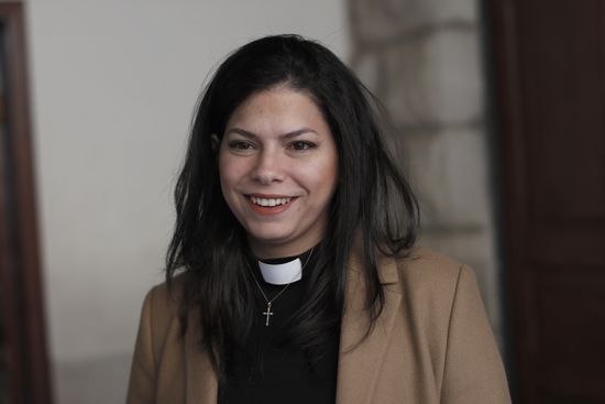First Palestinian Female Lutheran Pastor Sally Editorial Stock Photo ...