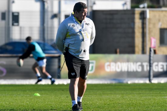 Ospreys Head Coach Toby Booth Editorial Stock Photo - Stock Image ...
