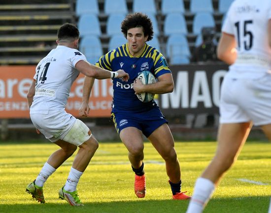 Tommaso Boni Zebre Tackled By Luke Editorial Stock Photo - Stock Image ...