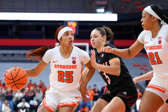 Syracuse Orange Guard Alaina Rice 25 Editorial Stock Photo - Stock ...