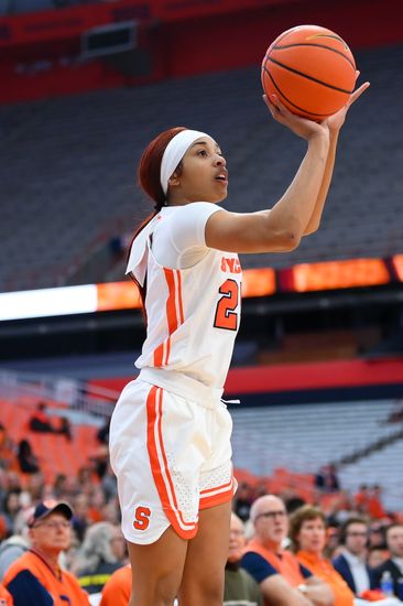 Syracuse Orange Guard Alaina Rice 25 Editorial Stock Photo - Stock ...