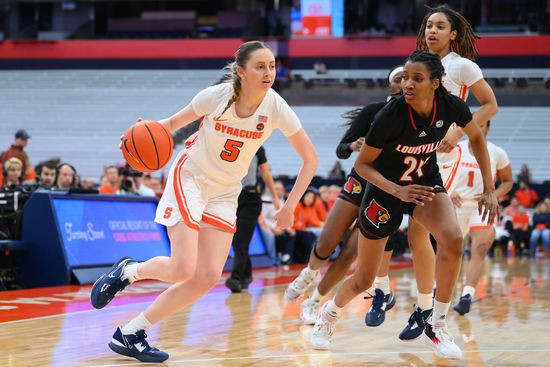 Syracuse Orange Guard Georgia Woolley 5 Editorial Stock Photo - Stock ...