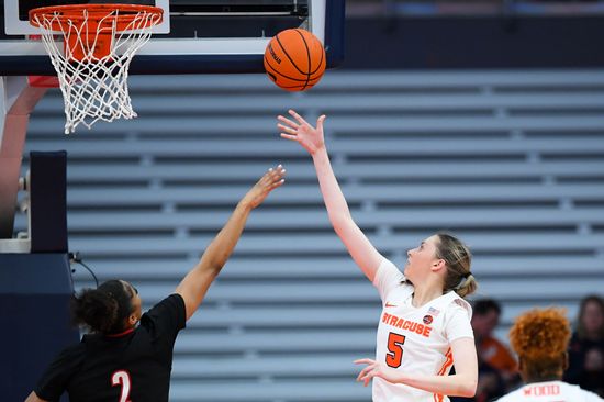 Syracuse Orange Guard Georgia Woolley 5 Editorial Stock Photo - Stock ...