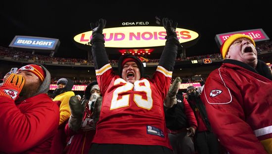 Kansas City Chiefs Fans Cheer On Editorial Stock Photo - Stock Image ...