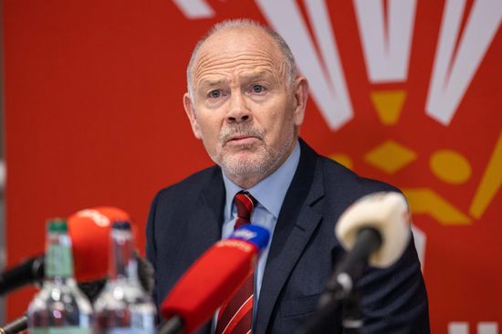 Picture Shows Wru Chairman Ieuan Evans Editorial Stock Photo - Stock ...