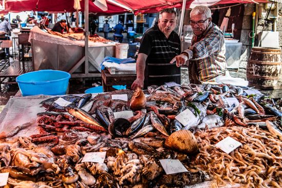 Historic Fish Market La Pescheria Cornucopia Editorial Stock Photo ...