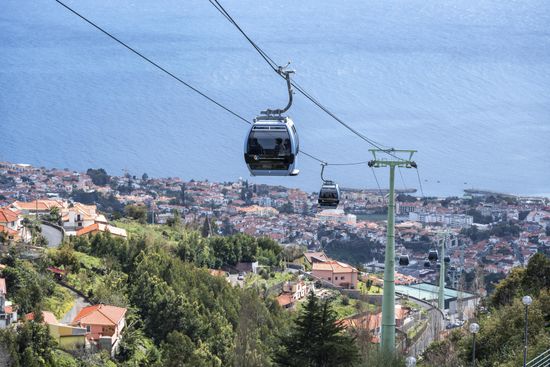 Teleferico Funchal Aerial Cableway Funchal Madeira Editorial Stock ...