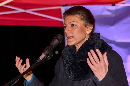 Sahra Wagenknecht Die Linke Campaign Rally Editorial Stock Photo ...