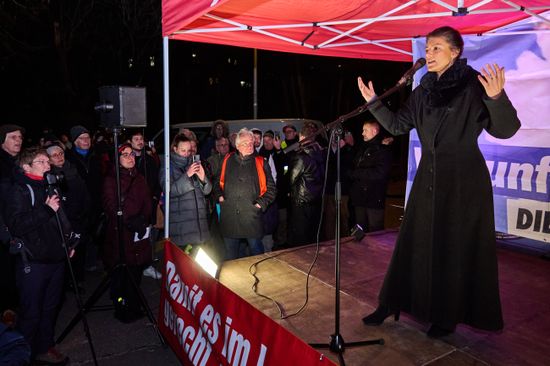 Sahra Wagenknecht Die Linke Campaign Rally Editorial Stock Photo ...