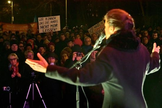 Sahra Wagenknecht Die Linke Campaign Rally Editorial Stock Photo ...