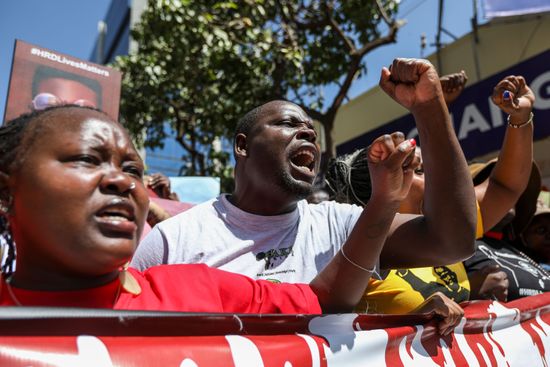 Kenyan Human Rights Activists Members Civil Editorial Stock Photo ...