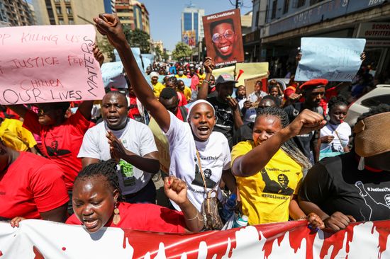 Kenyan Human Rights Activists Members Civil Editorial Stock Photo ...