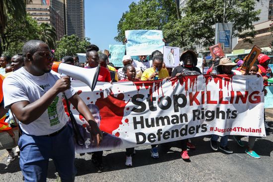 Kenyan Human Rights Activists Members Civil Editorial Stock Photo ...