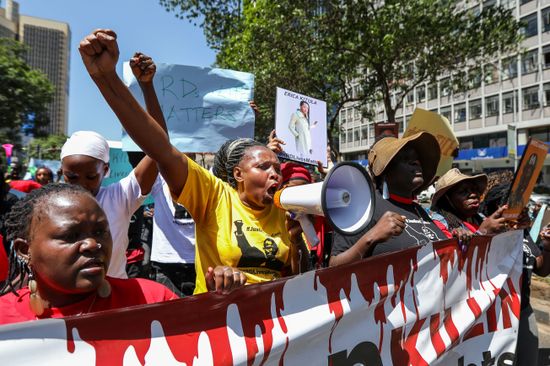Kenyan Human Rights Activists Members Civil Editorial Stock Photo ...